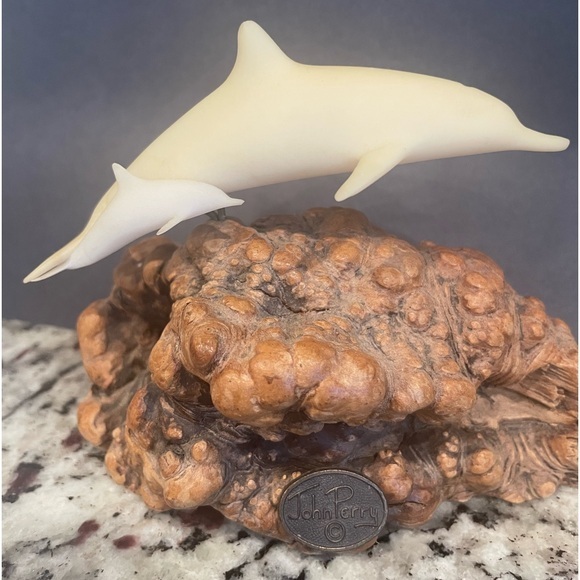 Vintage | Accents | Vintage John Perry Whale Studio Sculpture Made Of ...